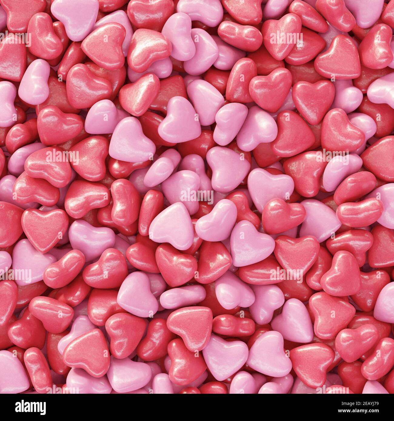 Pile of candy hearts - Square Stock Photo - Alamy