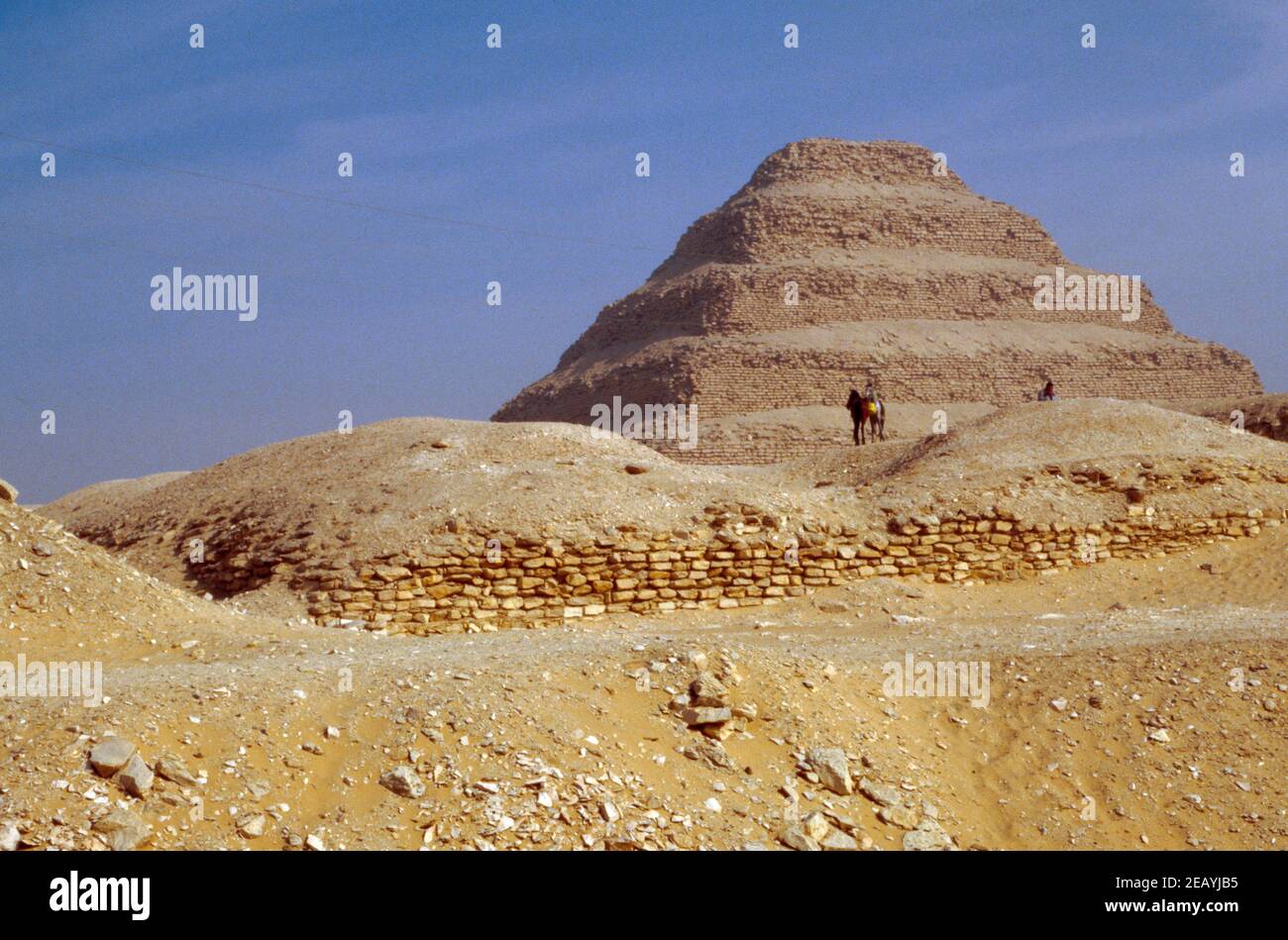 Saqqara - necropolis for the ancient Egyptian capital, Memphis. Step ...