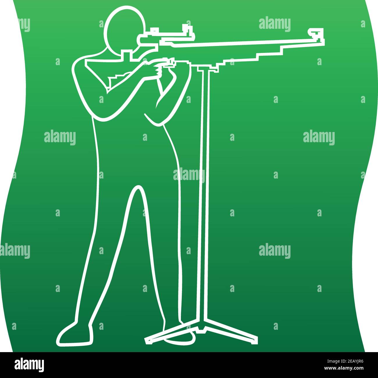 Man shooting arrow target Stock Vector Images - Alamy