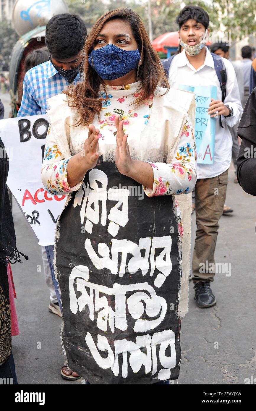 Another anti-rape rally and protest was held in Dhaka's Shahbagh today ...
