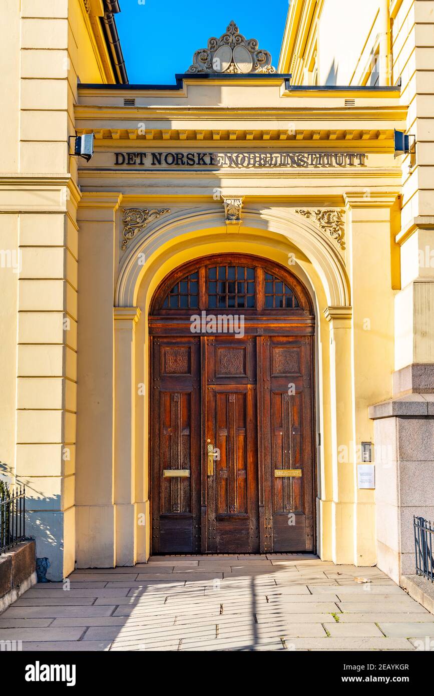 Norwegian nobel institute hi-res stock photography and images - Alamy