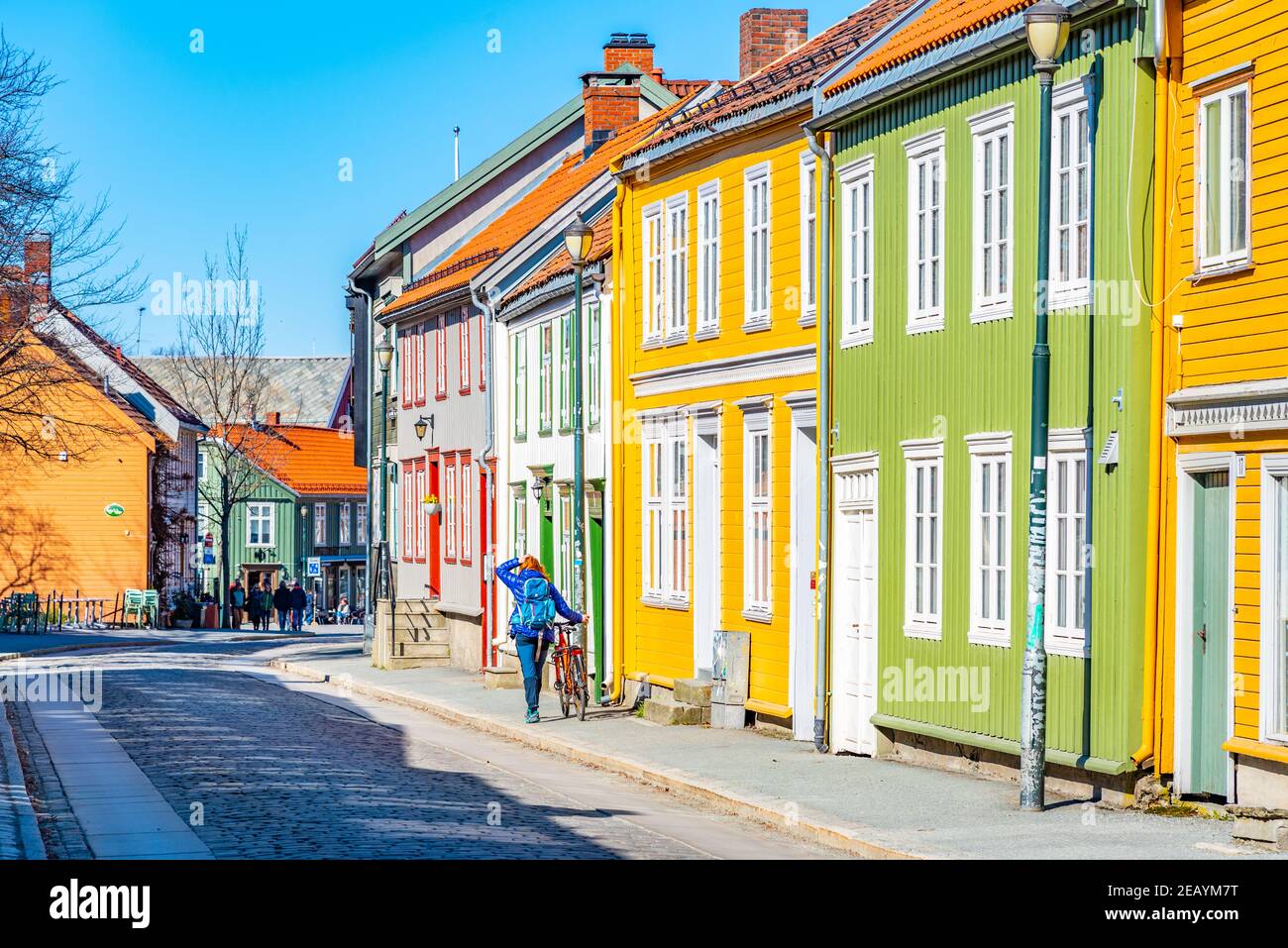 Old narrow timber wharf hi-res stock photography and images - Alamy