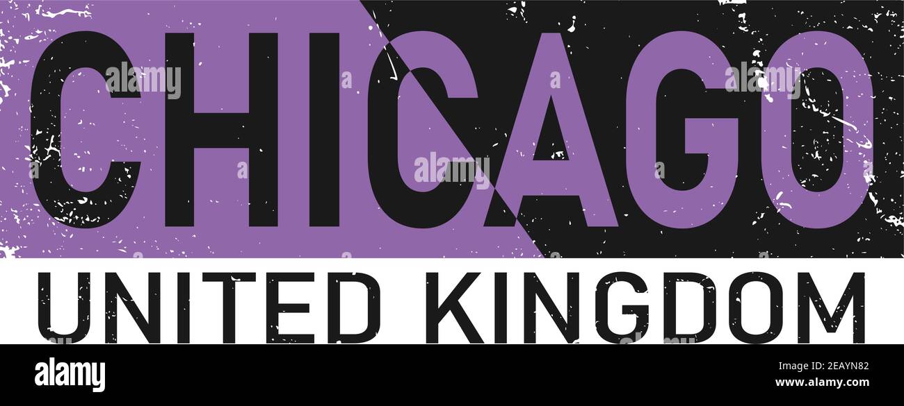 Chicago Illinois tee print. T-shirt design graphics stamp label ...