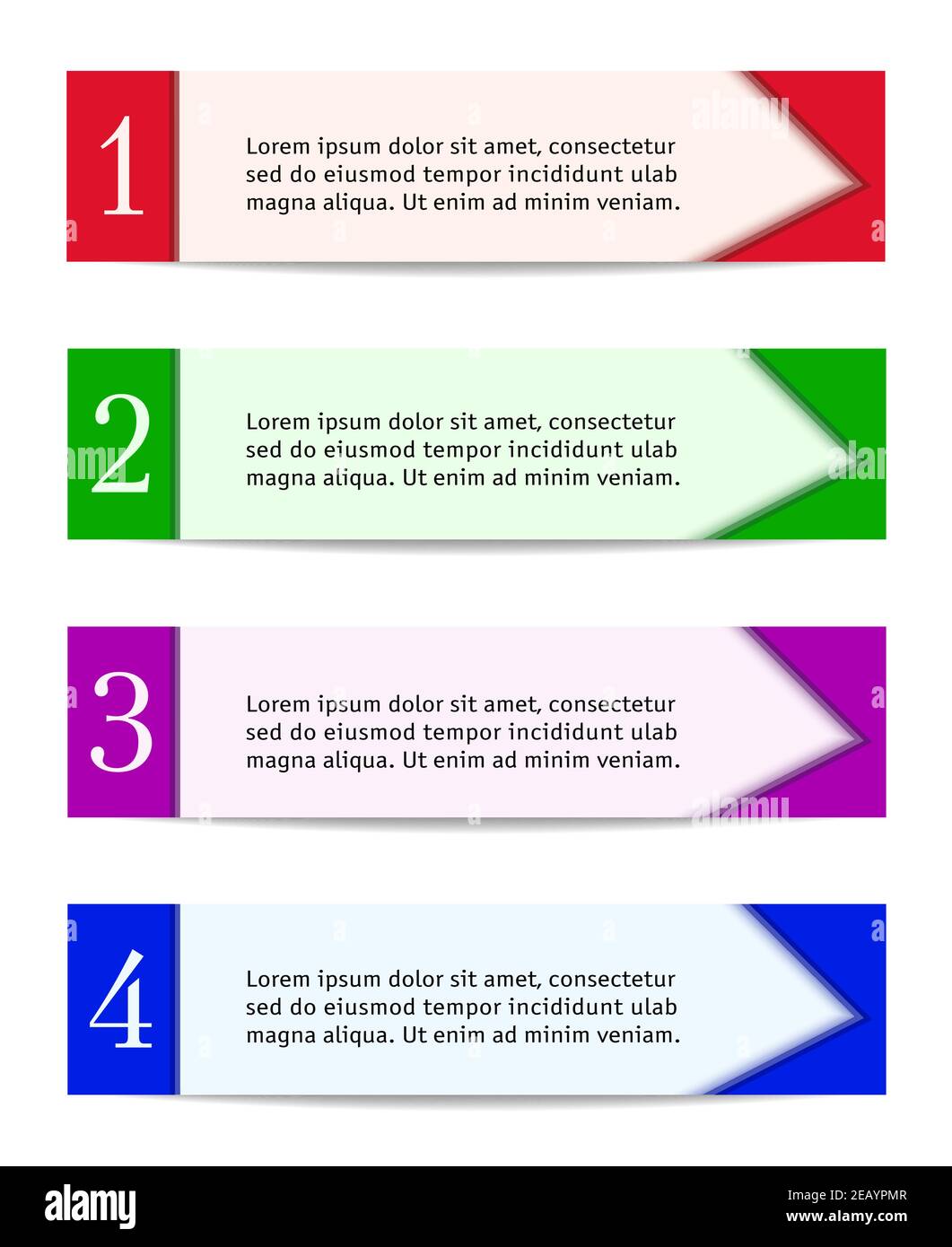 Business infographic, promotion, plan of action concept. Strategy Four ...