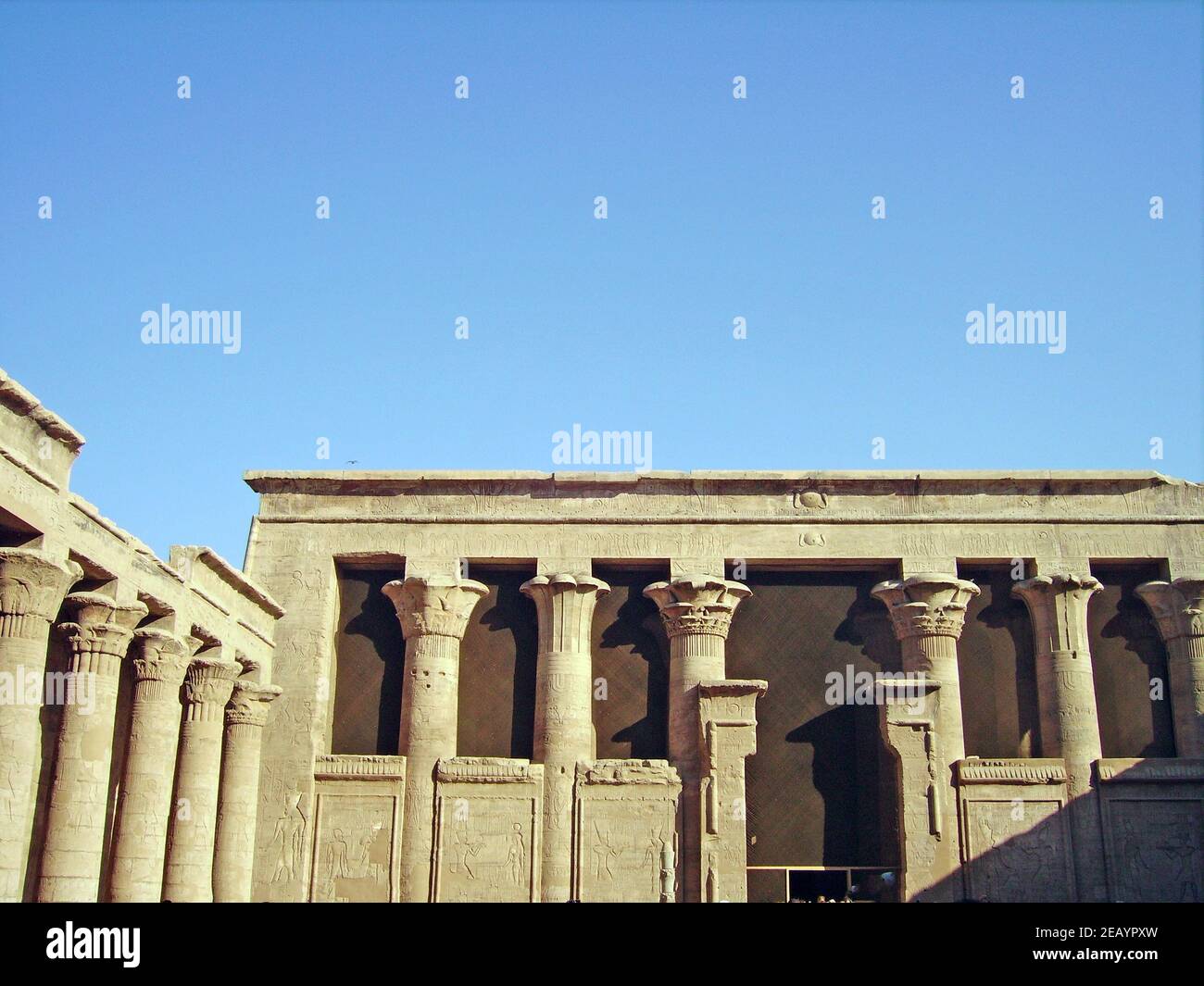 Egypte, temple d'Horus à Edfou Stock Photo - Alamy