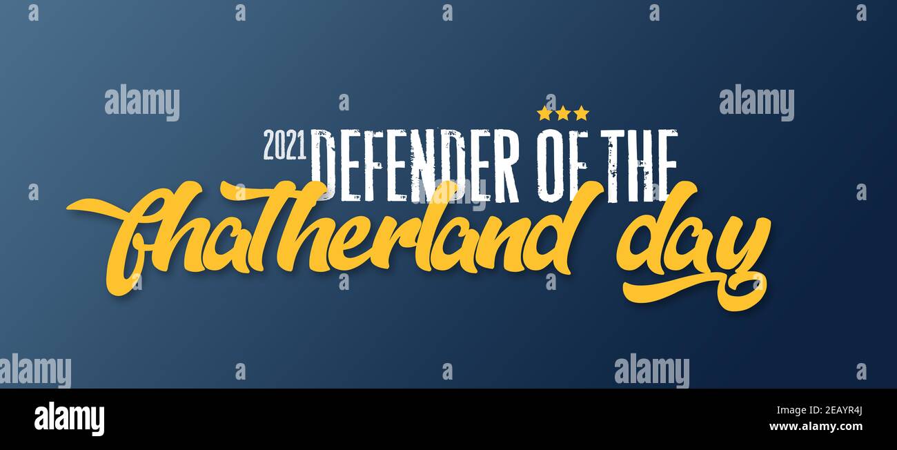 Russian national holiday Defender of the Fatherland Day 2021 on 23th ...