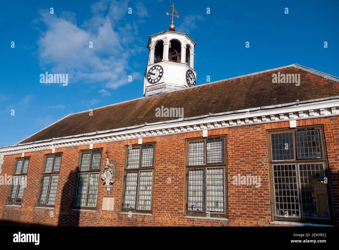 A view of the Market Hall, High Street, Old Amersham, Buckinghamshire ...