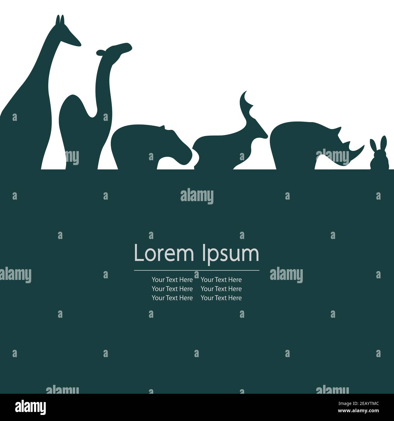 Vector of animal groups. Easy editable layered vector illustration ...