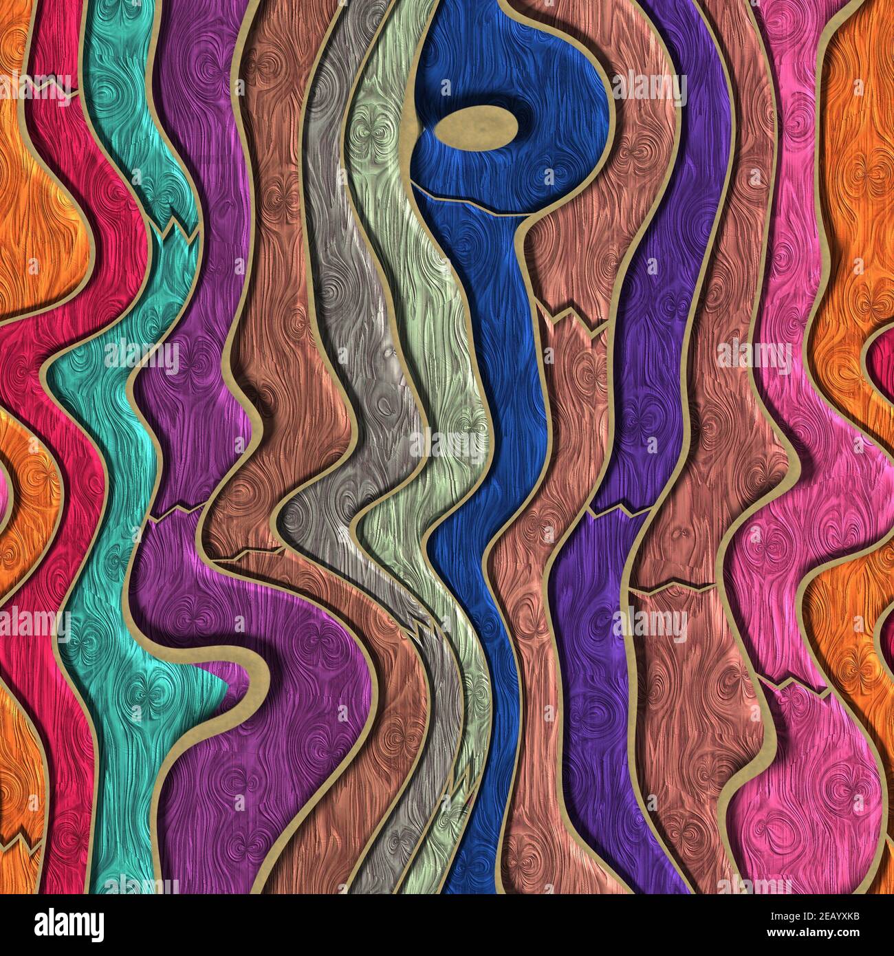 3D render seamless pave background tile with wood pattern texture Stock ...