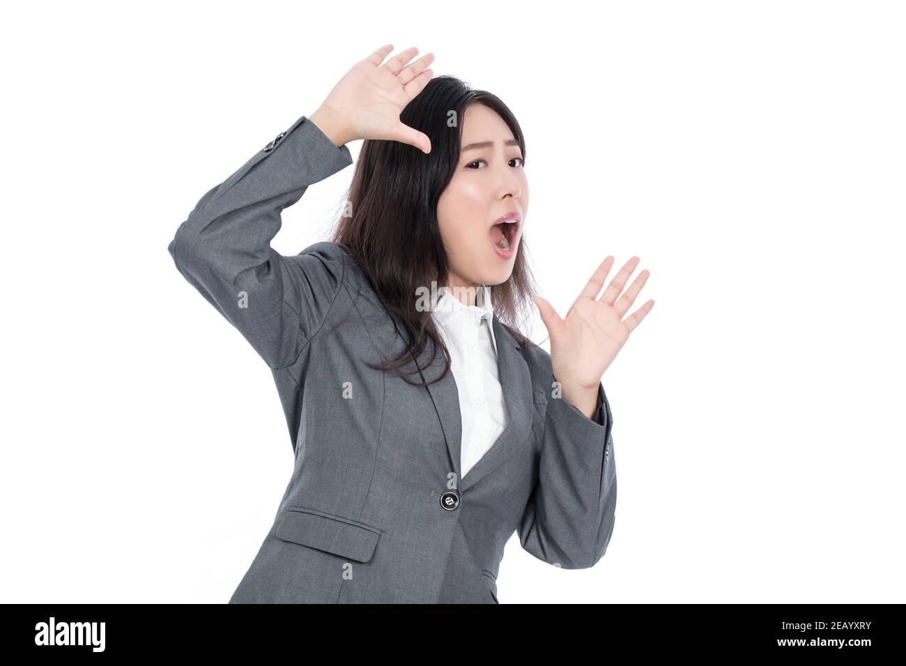 Woman stressed going crazy in hi-res stock photography and images - Alamy
