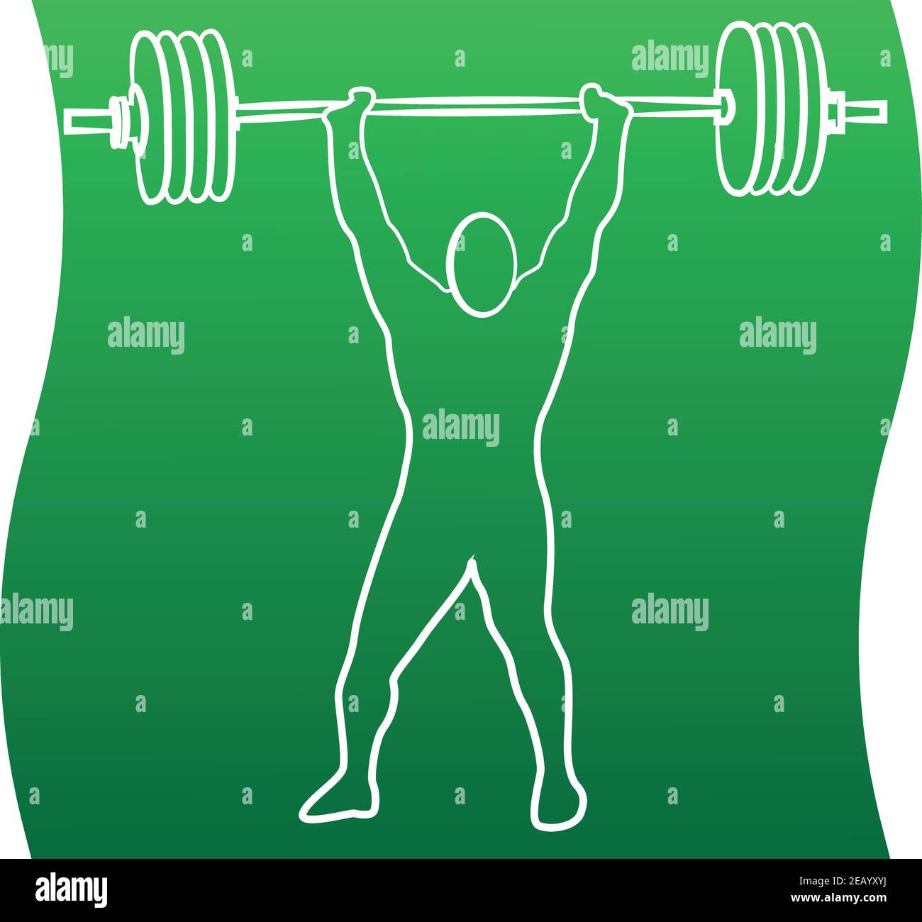 Dumbbell icon vector vectors hi-res stock photography and images - Alamy