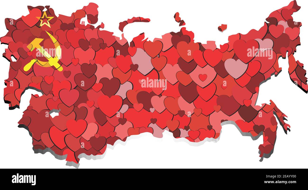 Soviet union map hi-res stock photography and images - Alamy