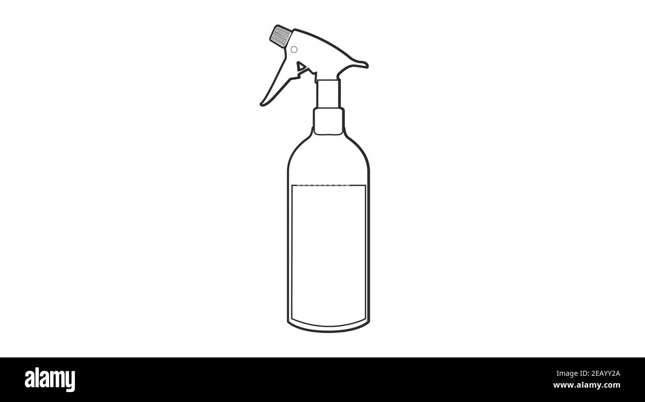 Trigger sprayer Stock Vector Images - Alamy