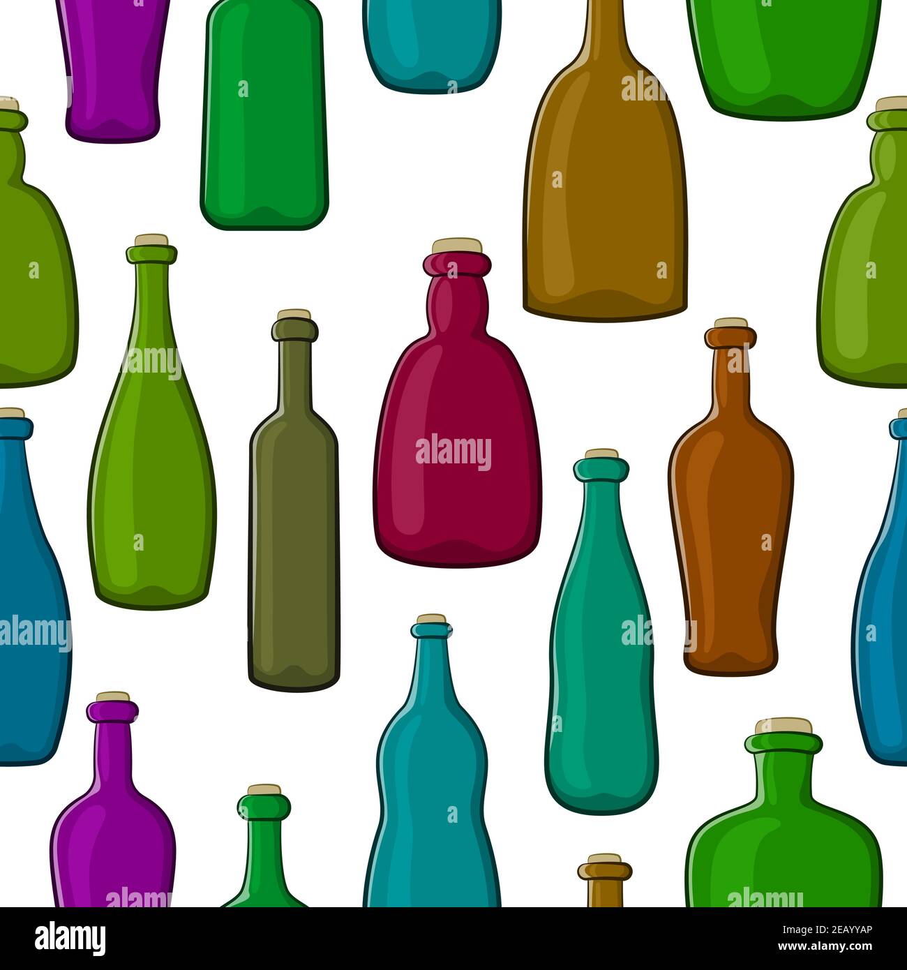 Vintage blue bottles Stock Vector Images - Alamy