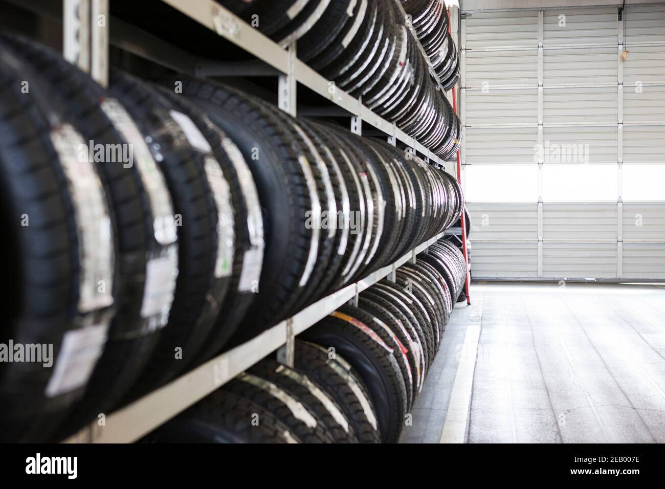 Row tires on rack hi-res stock photography and images - Alamy