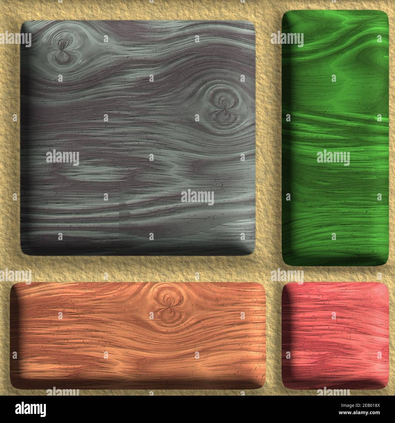 3D render seamless pave background tile with wood pattern texture Stock ...