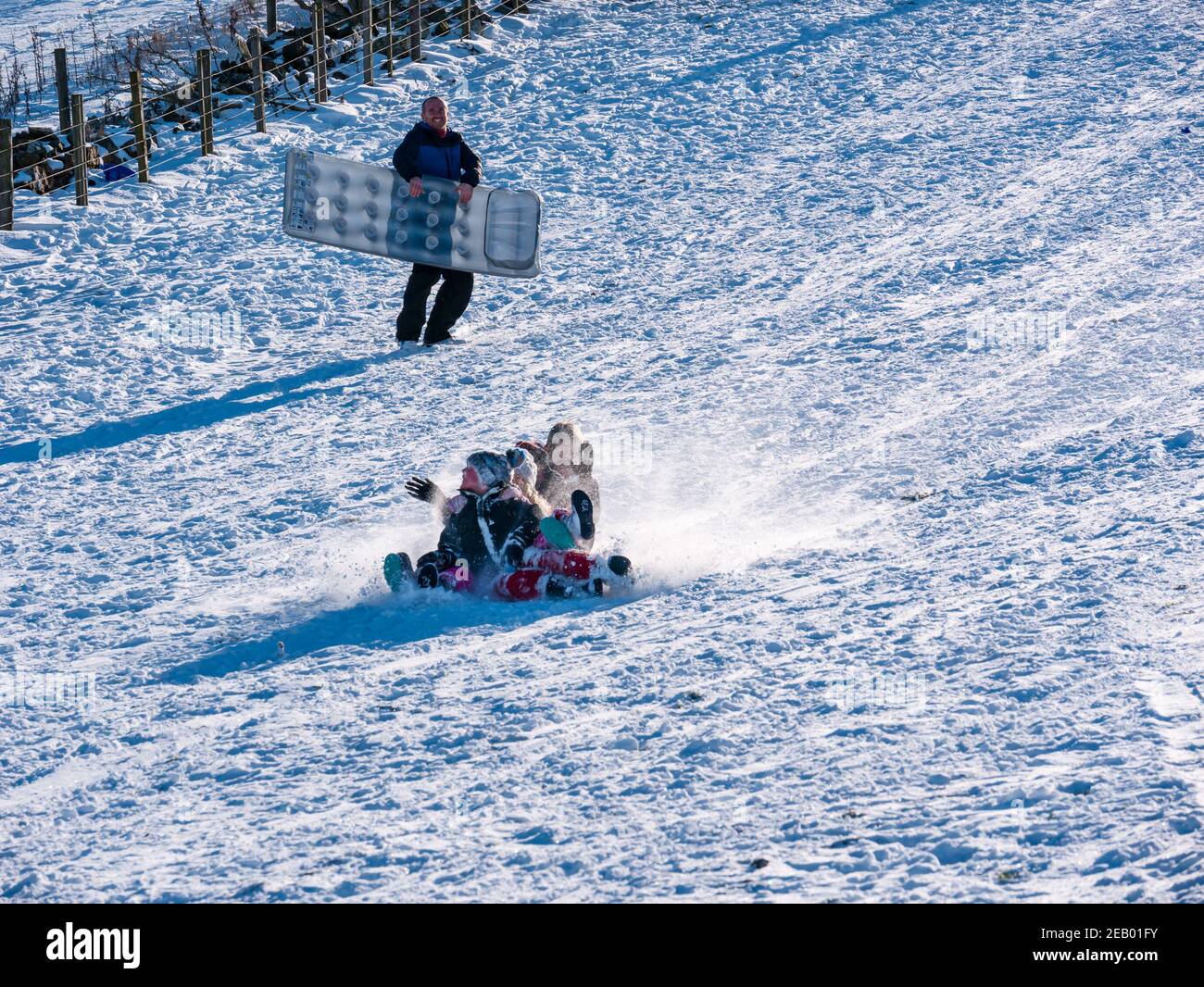 Children on lilo hi-res stock photography and images - Alamy