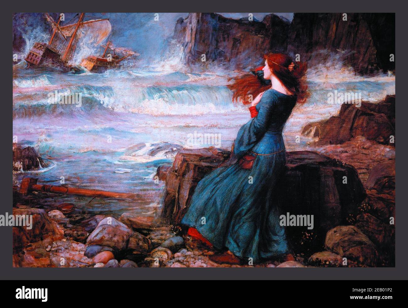 Miranda and the Tempest Stock Photo - Alamy