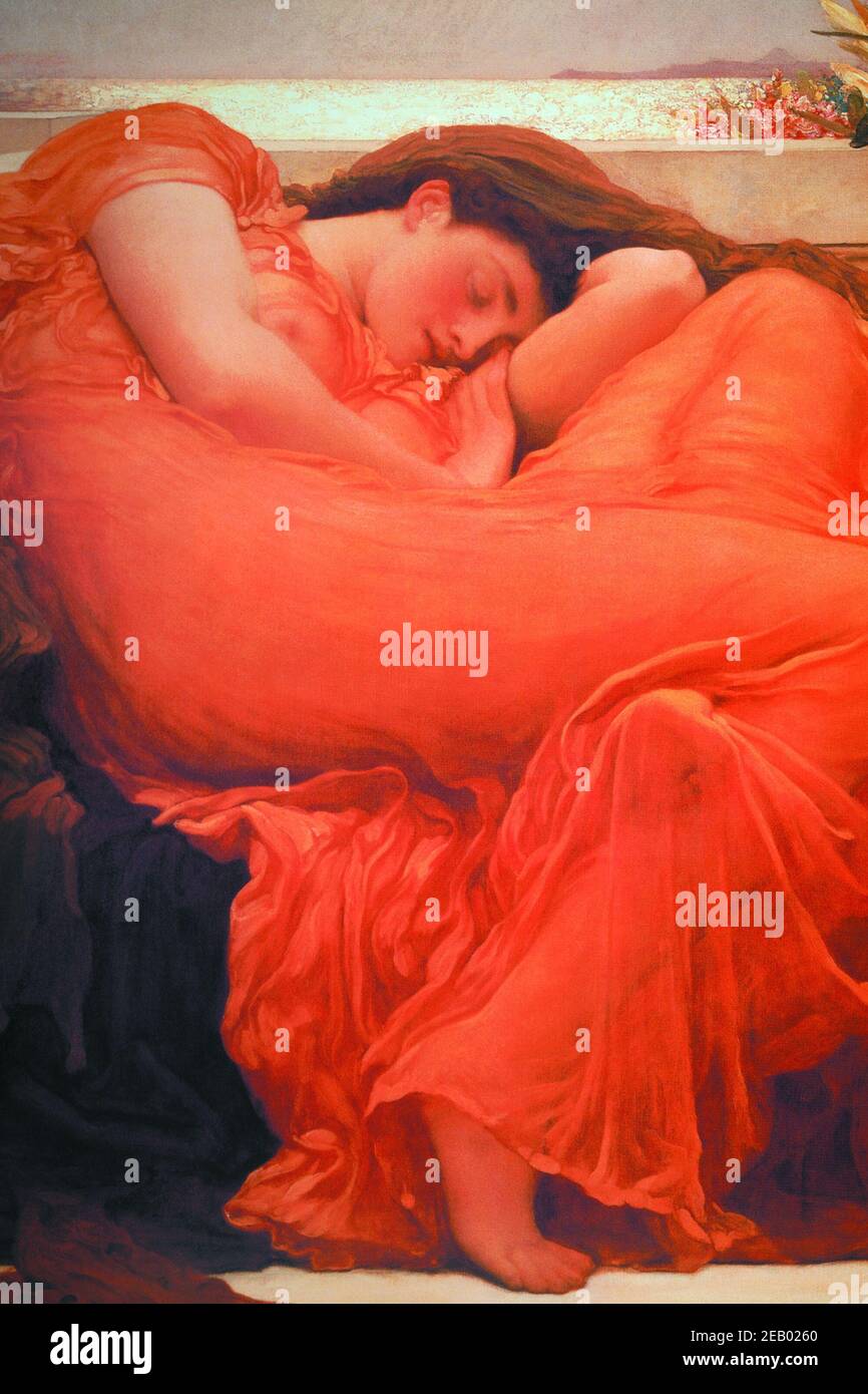 Flaming June 1875 Stock Photo - Alamy