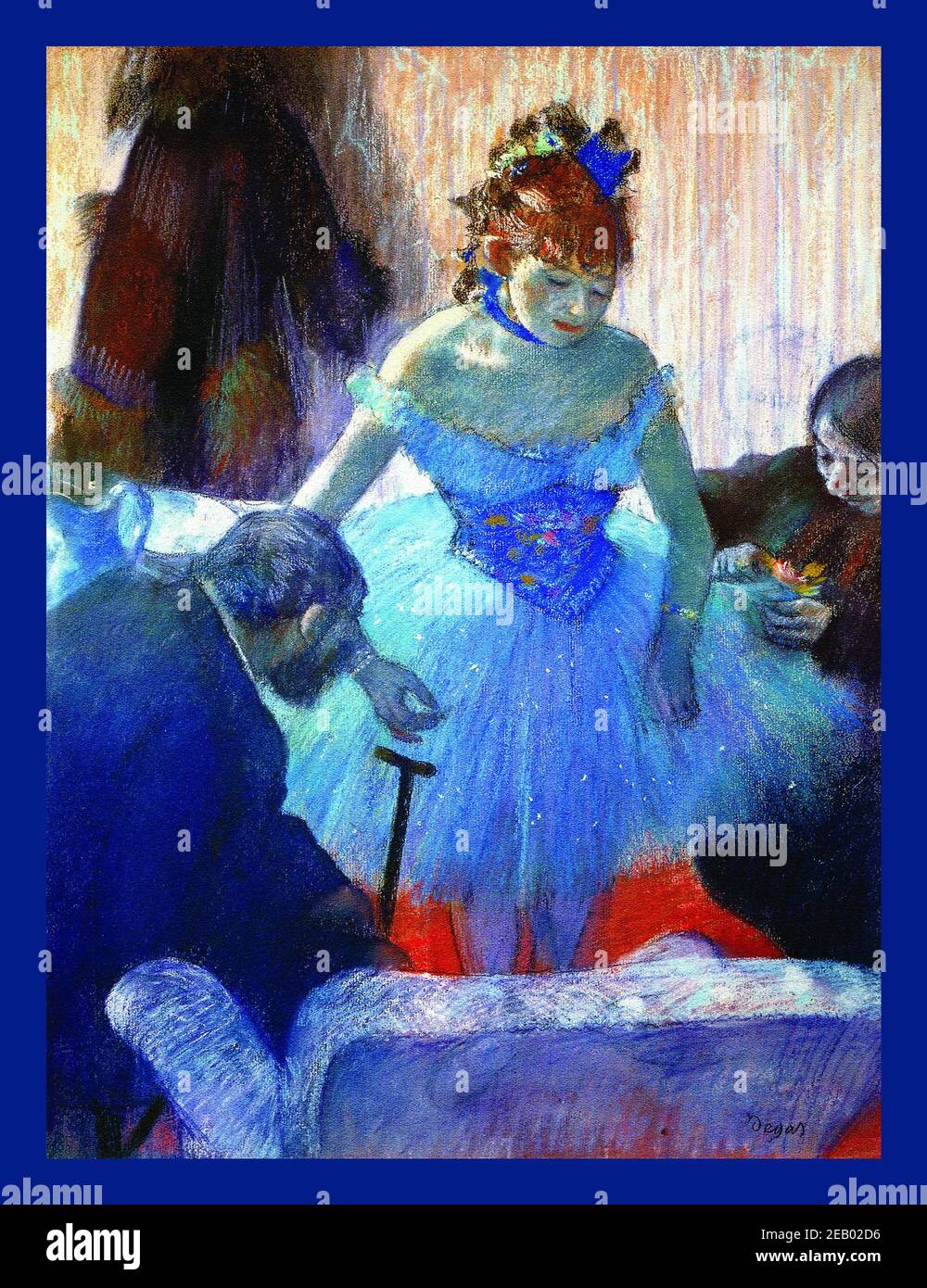 Ballerina Changing 1880 Stock Photo - Alamy