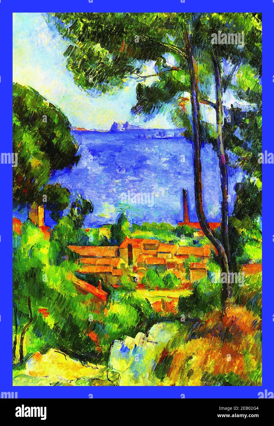 A View Through the Trees of 1883 Stock Photo - Alamy