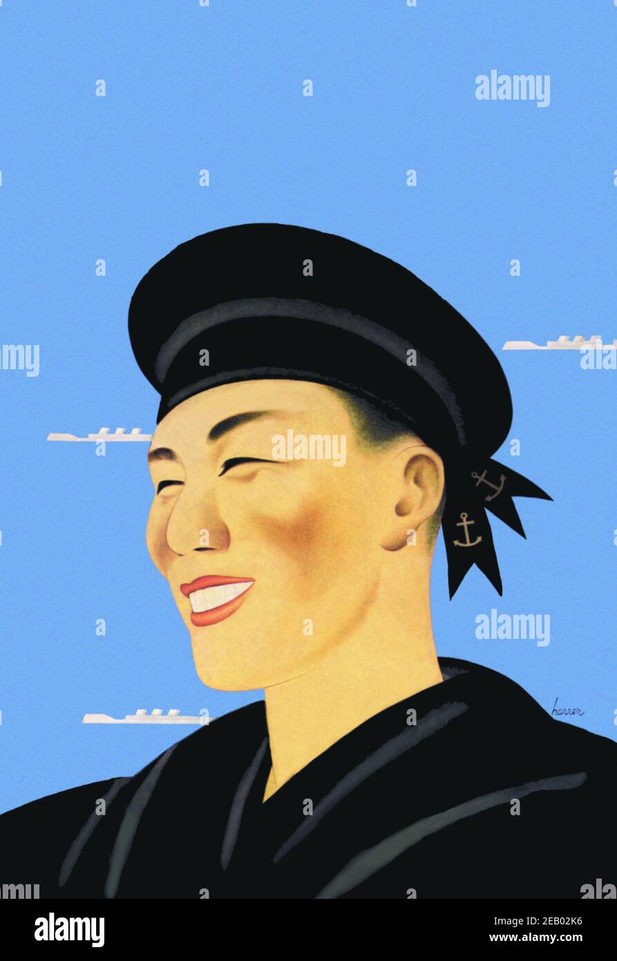 Japanese Sailor 1932 Stock Photo - Alamy