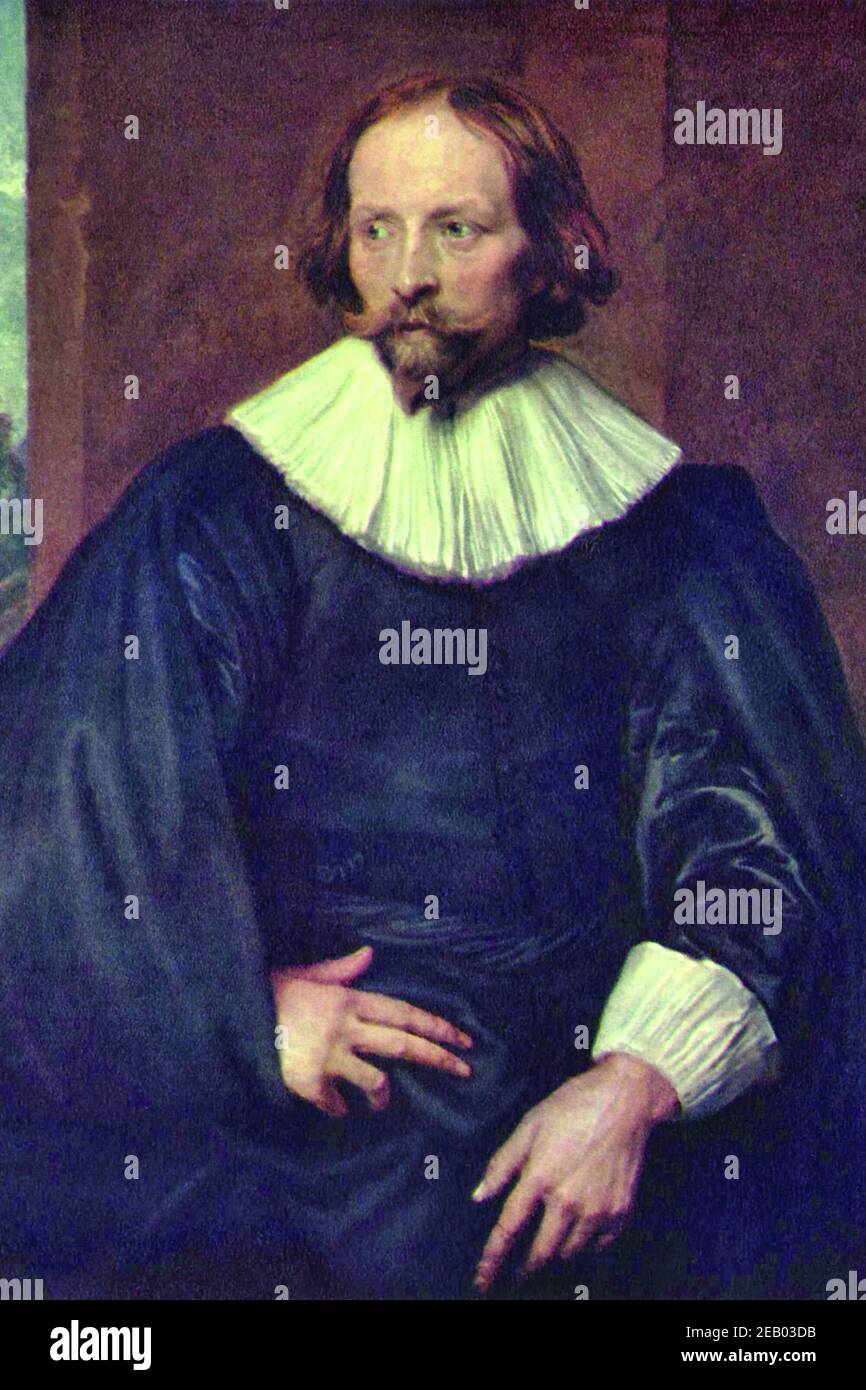 Portrait of Quintijn Simons 1630 Stock Photo - Alamy