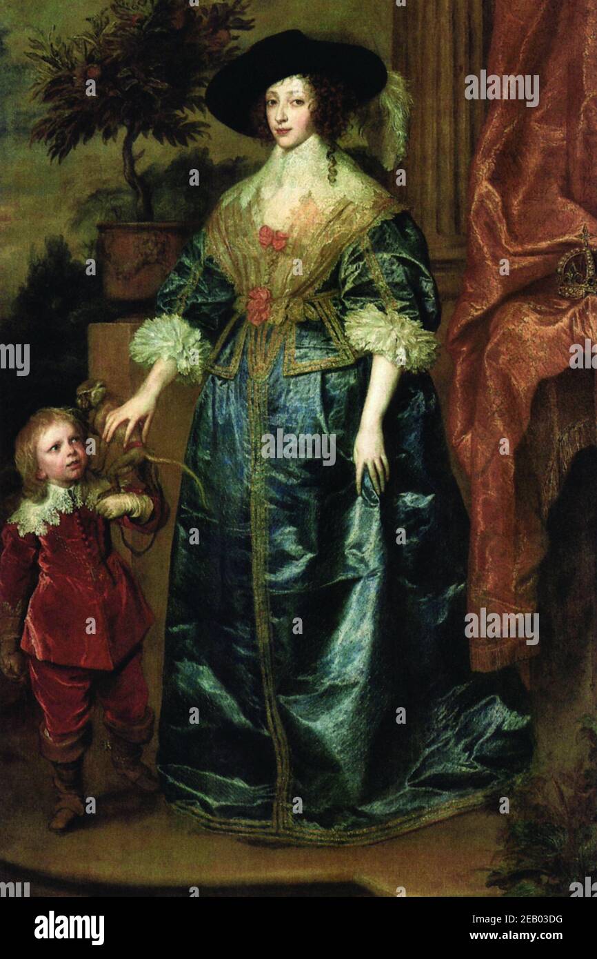 Portrait of henrietta maria hi-res stock photography and images - Alamy