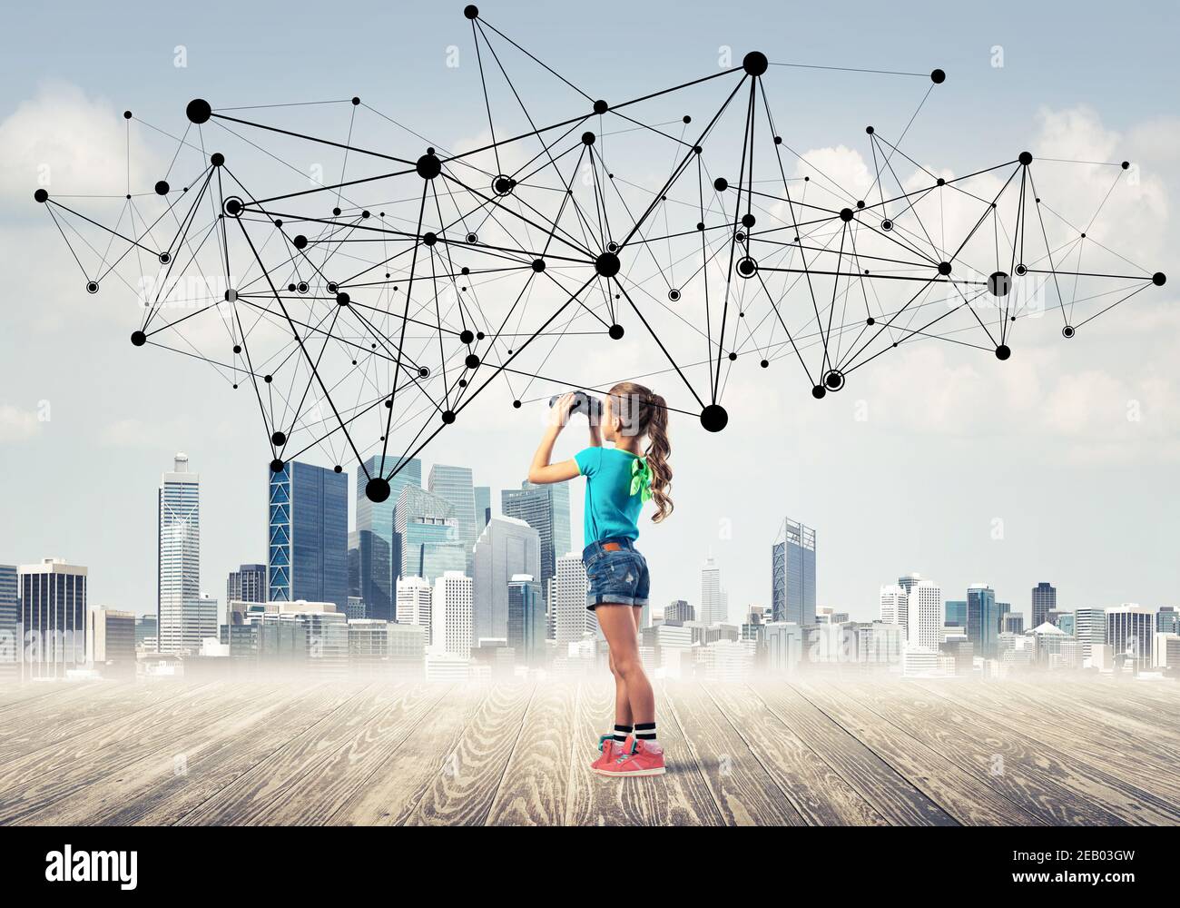 Concept of social wireless connection and internet use for ...