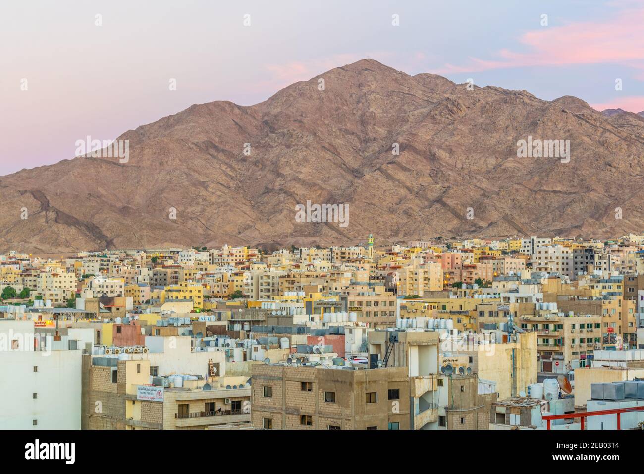 Aqaba night view jordan hi-res stock photography and images - Alamy