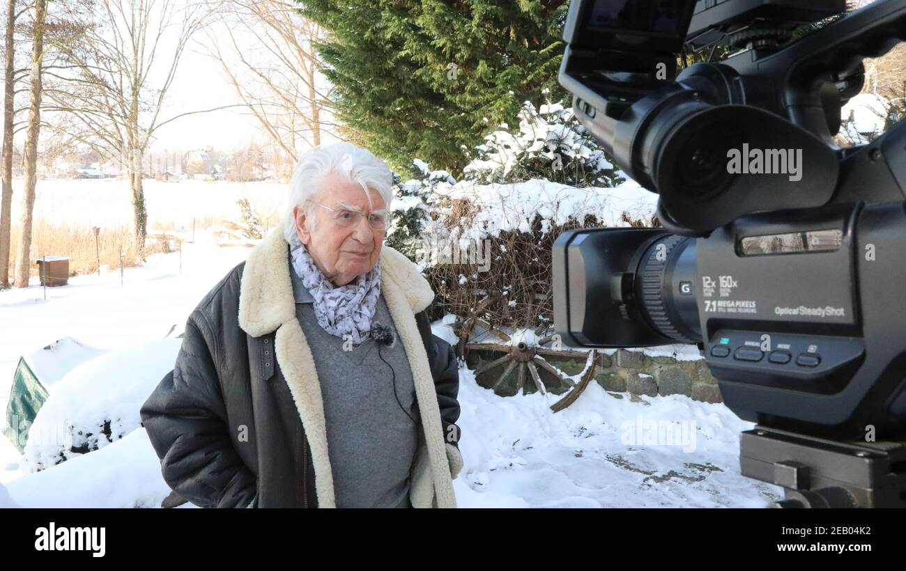 Schauspieler Heinz Behrens und Ehefrau Birgit bei der Aufzeichnung der ...
