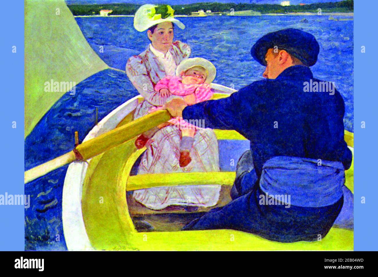 Boat travel 1880 Stock Photo - Alamy