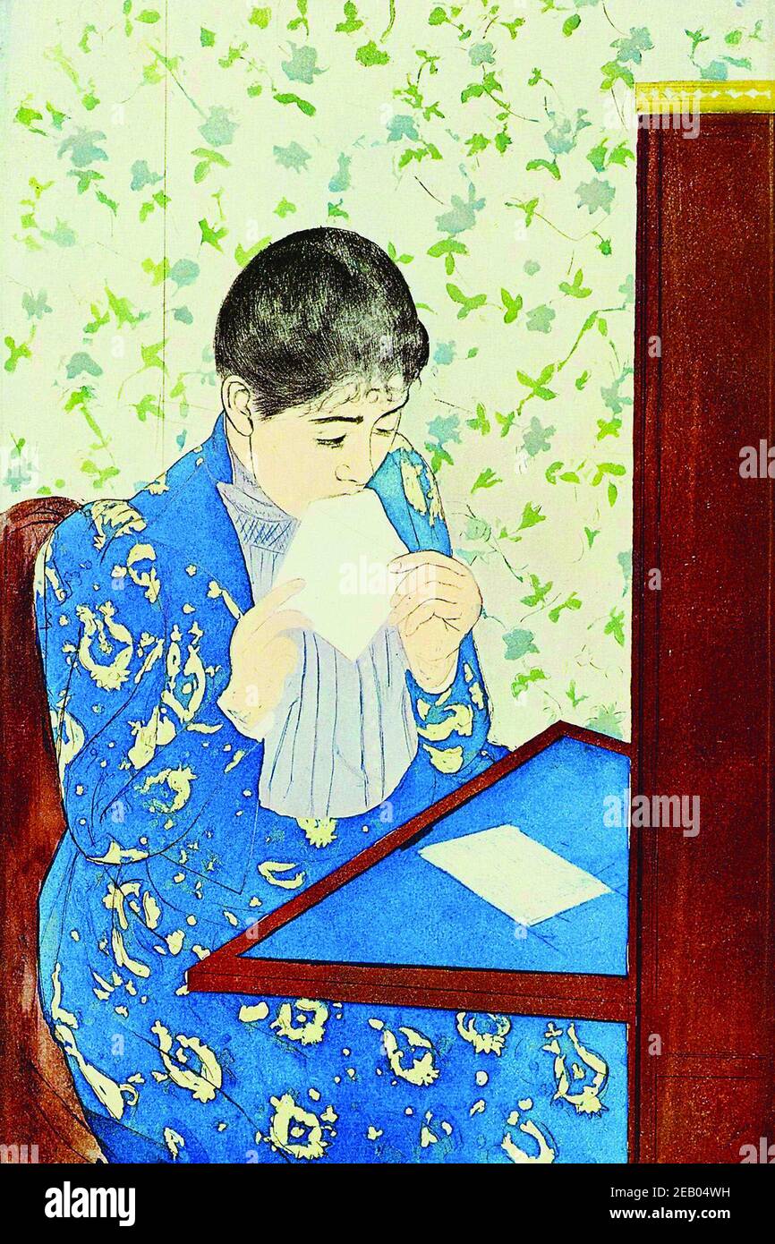 Letter #1 1880 Stock Photo - Alamy