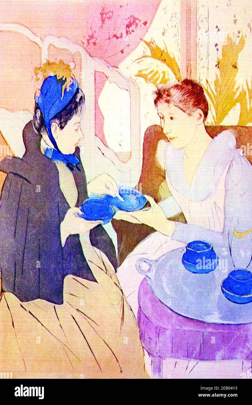 Afternoon tea in art hi-res stock photography and images - Alamy