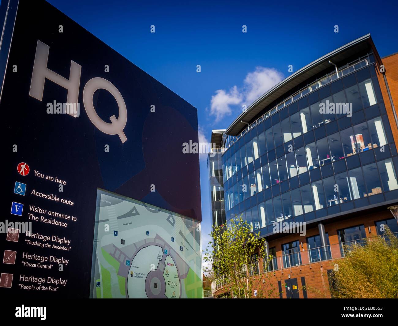 The HQ building in the centre of Chester Stock Photo - Alamy