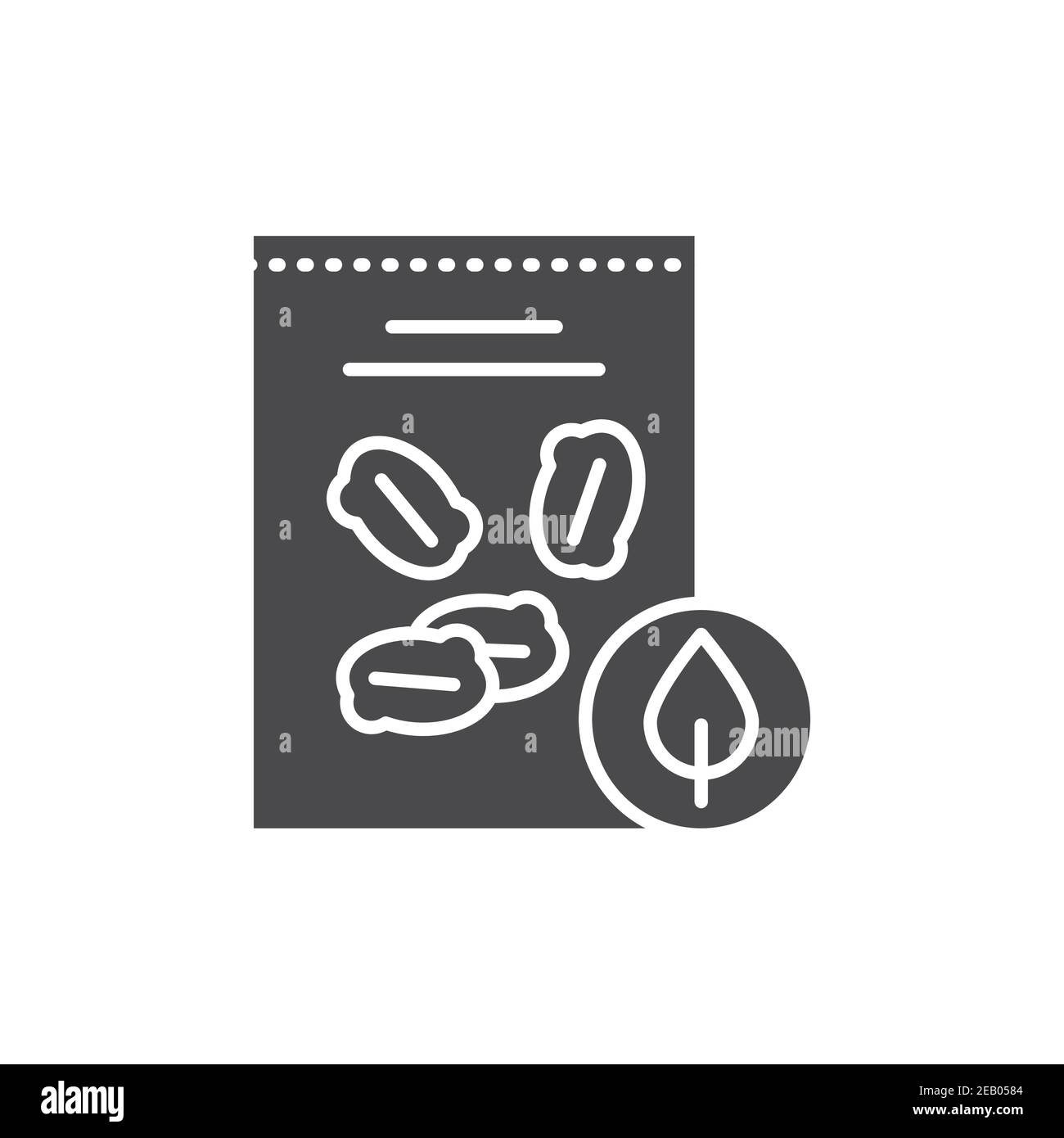 Oatmeal packaging olor line icon. Pictogram for web page, mobile app ...