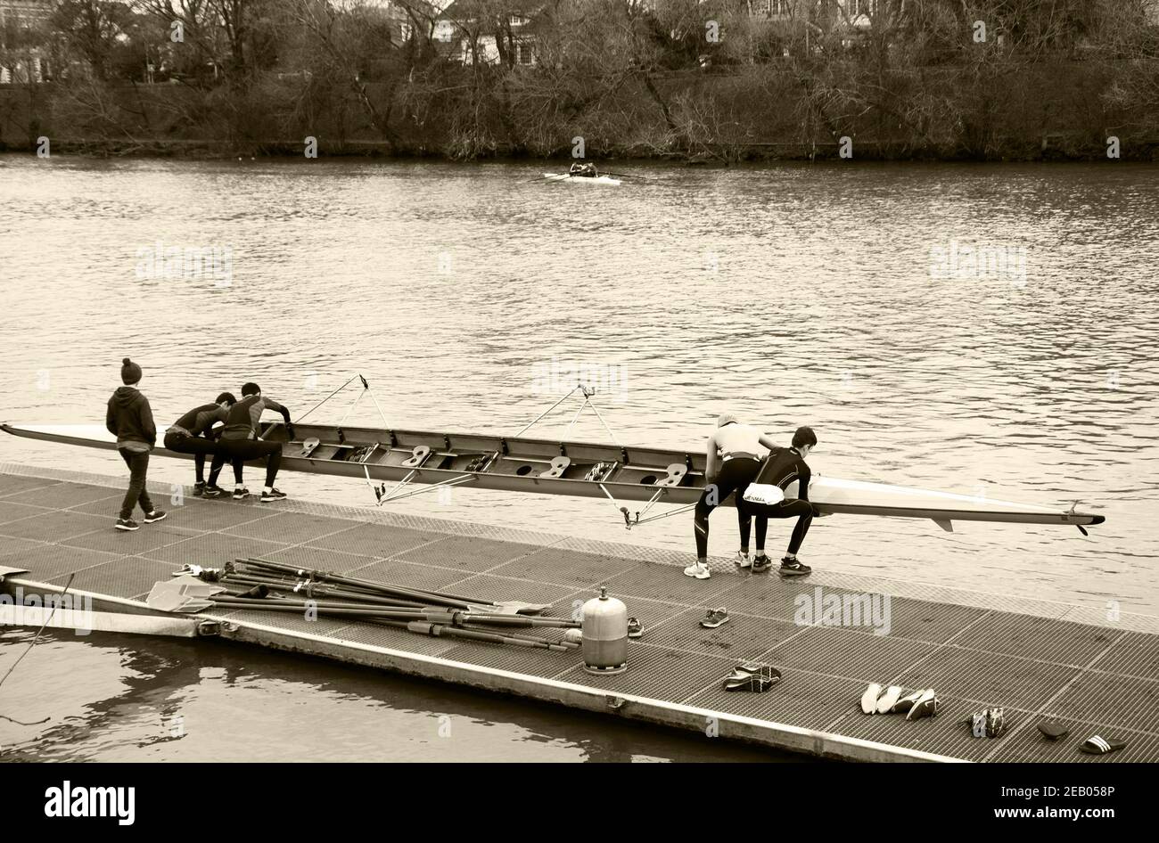 Vintage rowing team group photo hi-res stock photography and images - Alamy