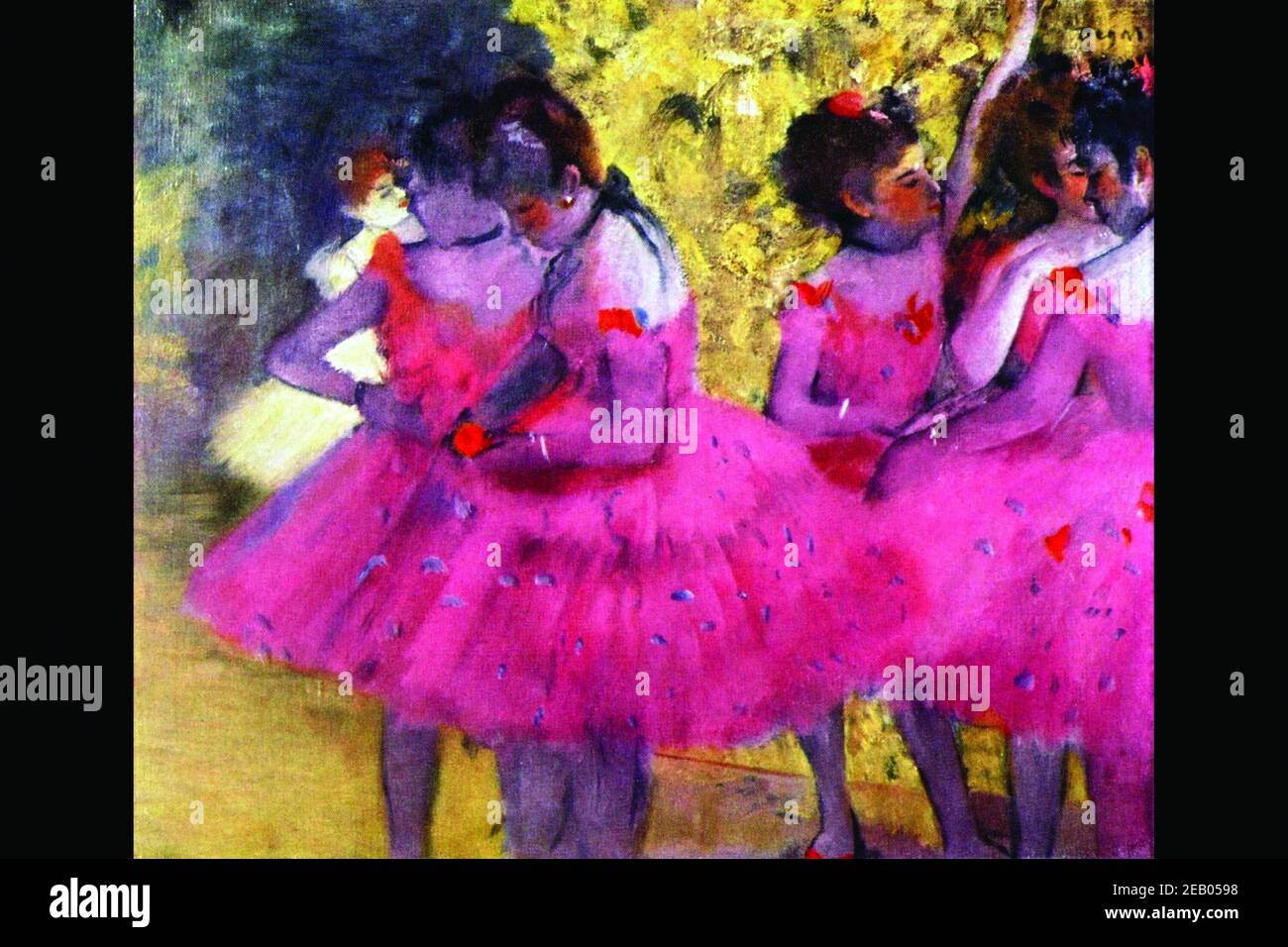 Dancers in pink between the scenes hi-res stock photography and images ...