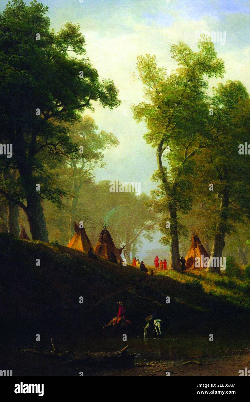 Wolf River, Kansas 1860 Stock Photo - Alamy