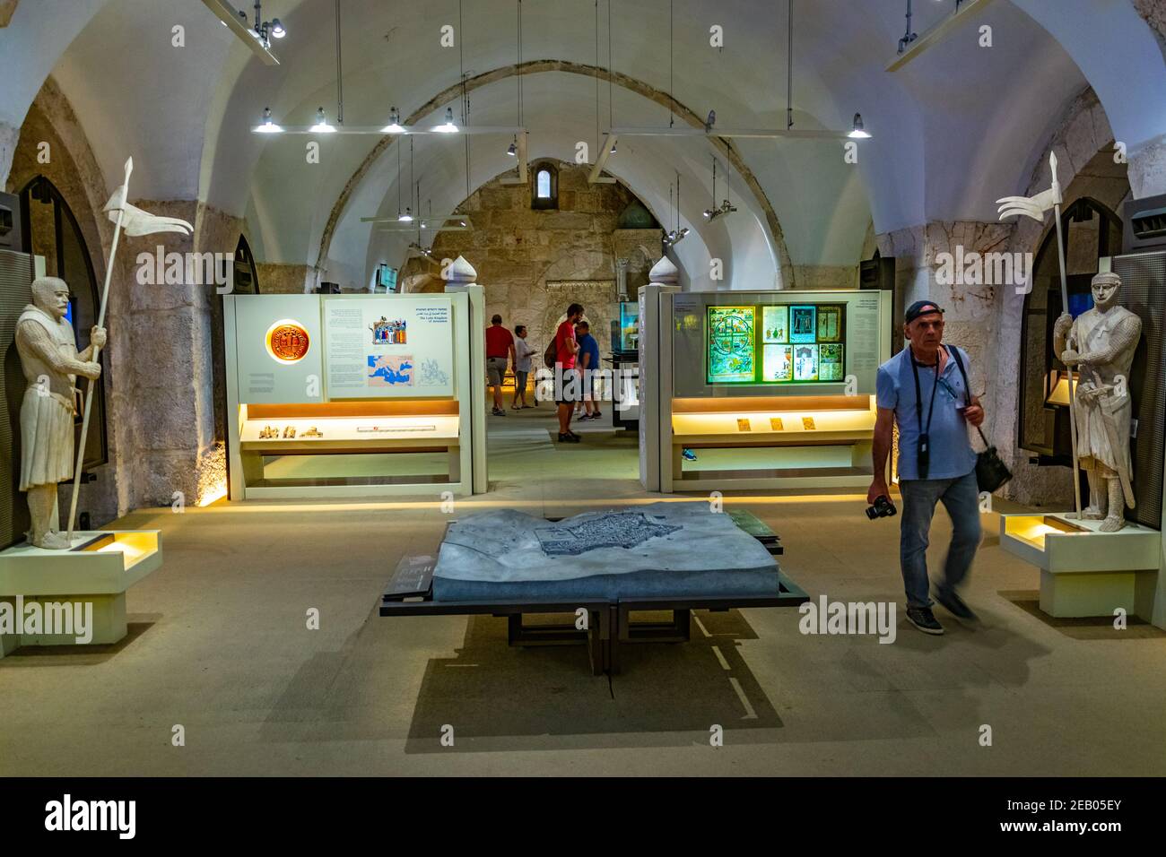 JERUSALEM, ISRAEL, SEPTEMBER 8, 2018: Historical museum inside of the ...