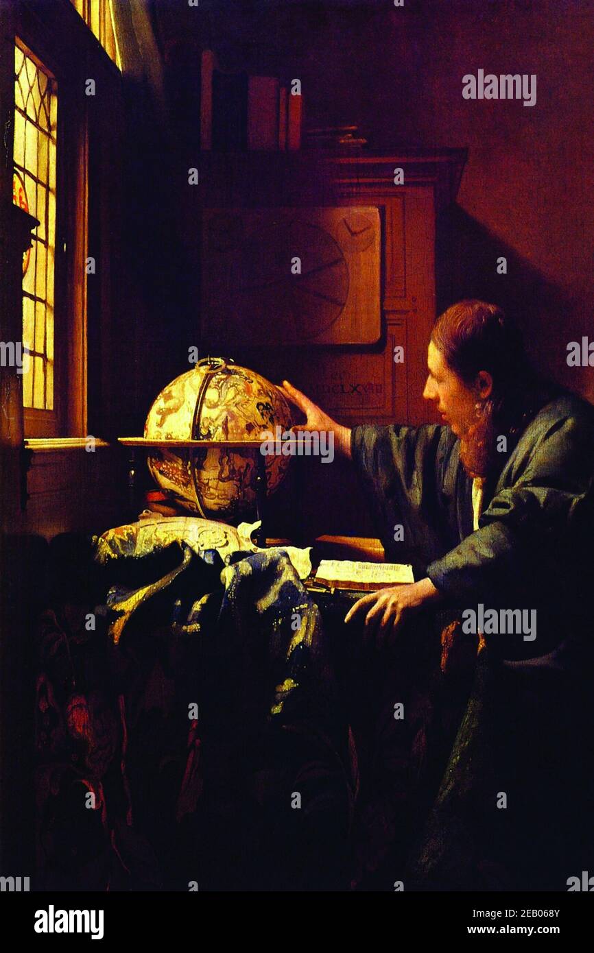 The astronomer, by vermeer hi-res stock photography and images - Alamy