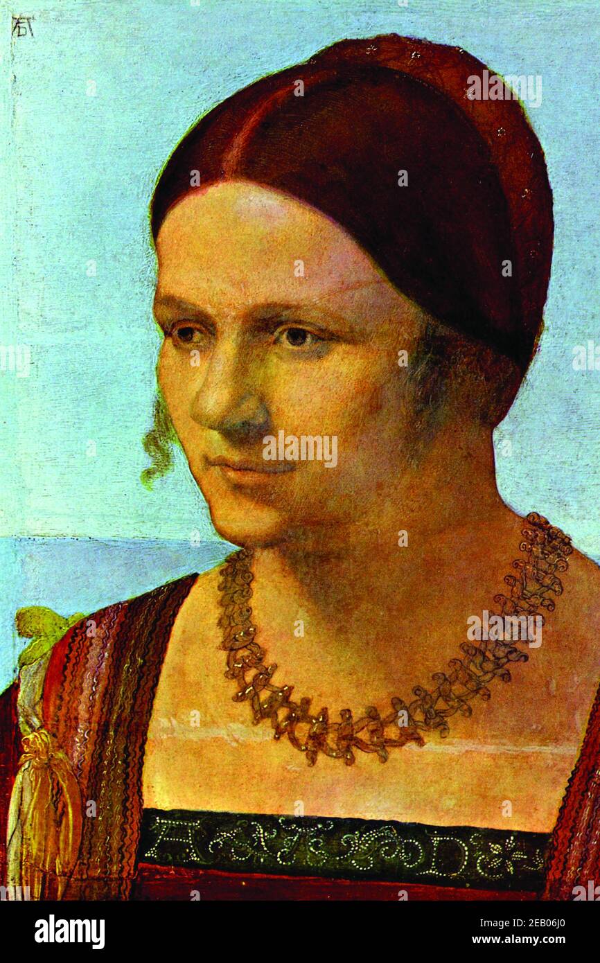 Portrait of a young woman [1] 1500 Stock Photo - Alamy