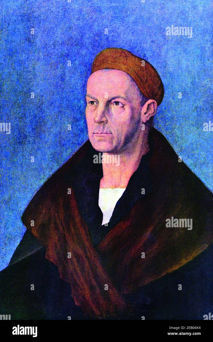 Portrait of Jakob Fugger 1500 Stock Photo - Alamy