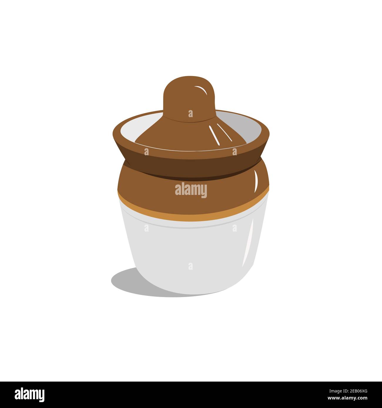 Indian clay pickle pot Stock Photo - Alamy