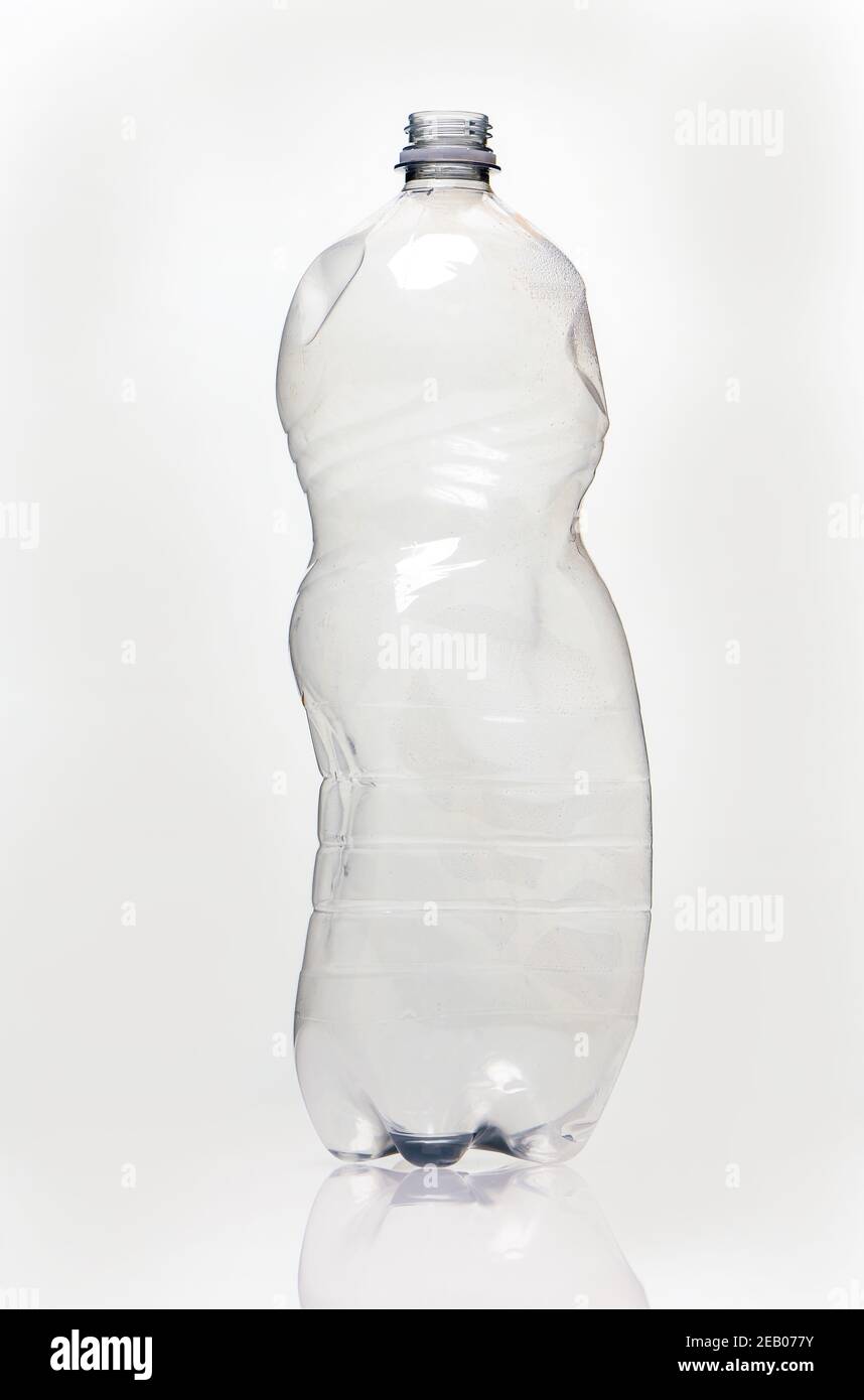 Deformed empty plastic bottle hi-res stock photography and images - Alamy