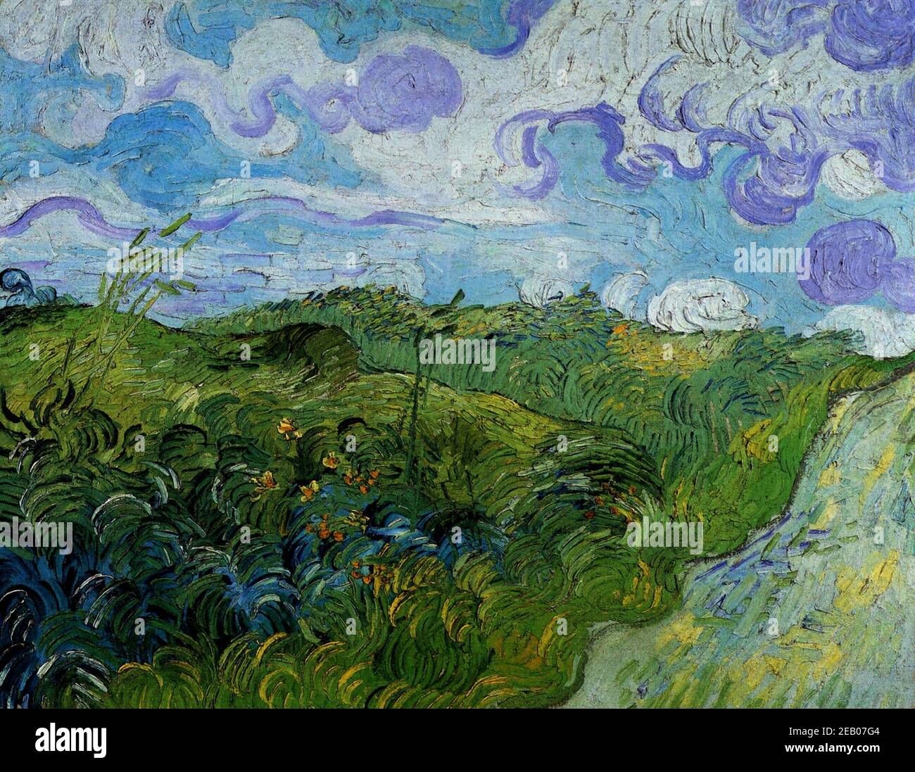 Wheat field with cypresses van gogh hi-res stock photography and images ...
