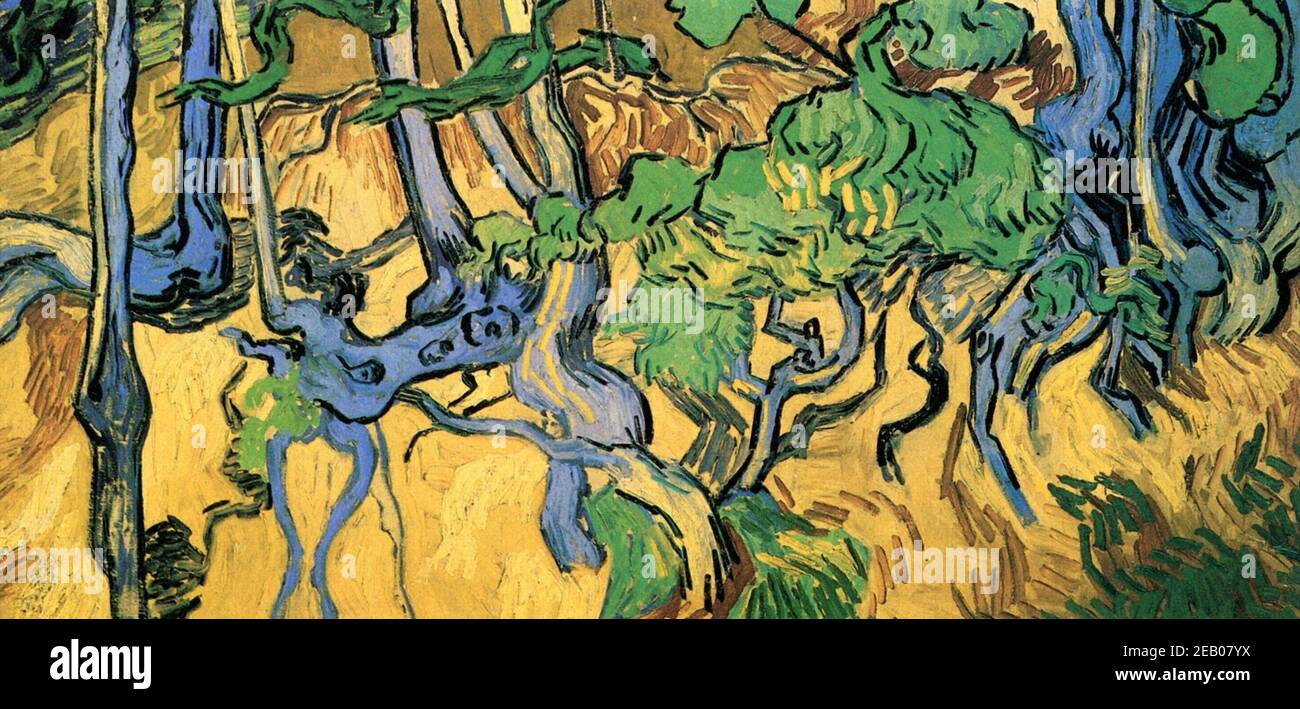 Van gogh tree roots hi-res stock photography and images - Alamy