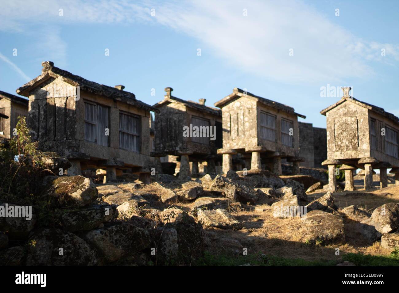 Old Stone Granary Stock Photo - Alamy