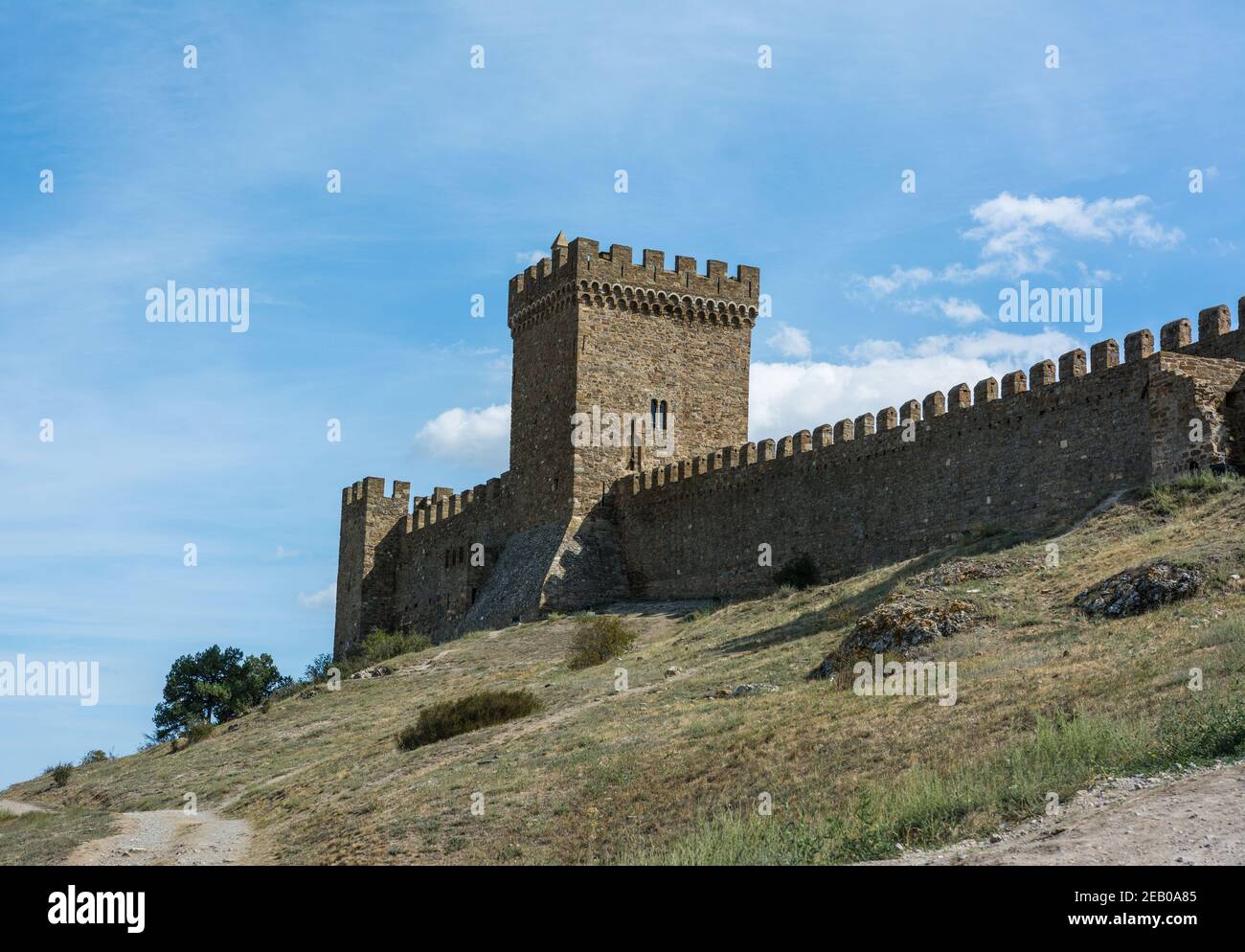 The Genoese fortress is a fortress in the city of Sudak, Crimea, built ...