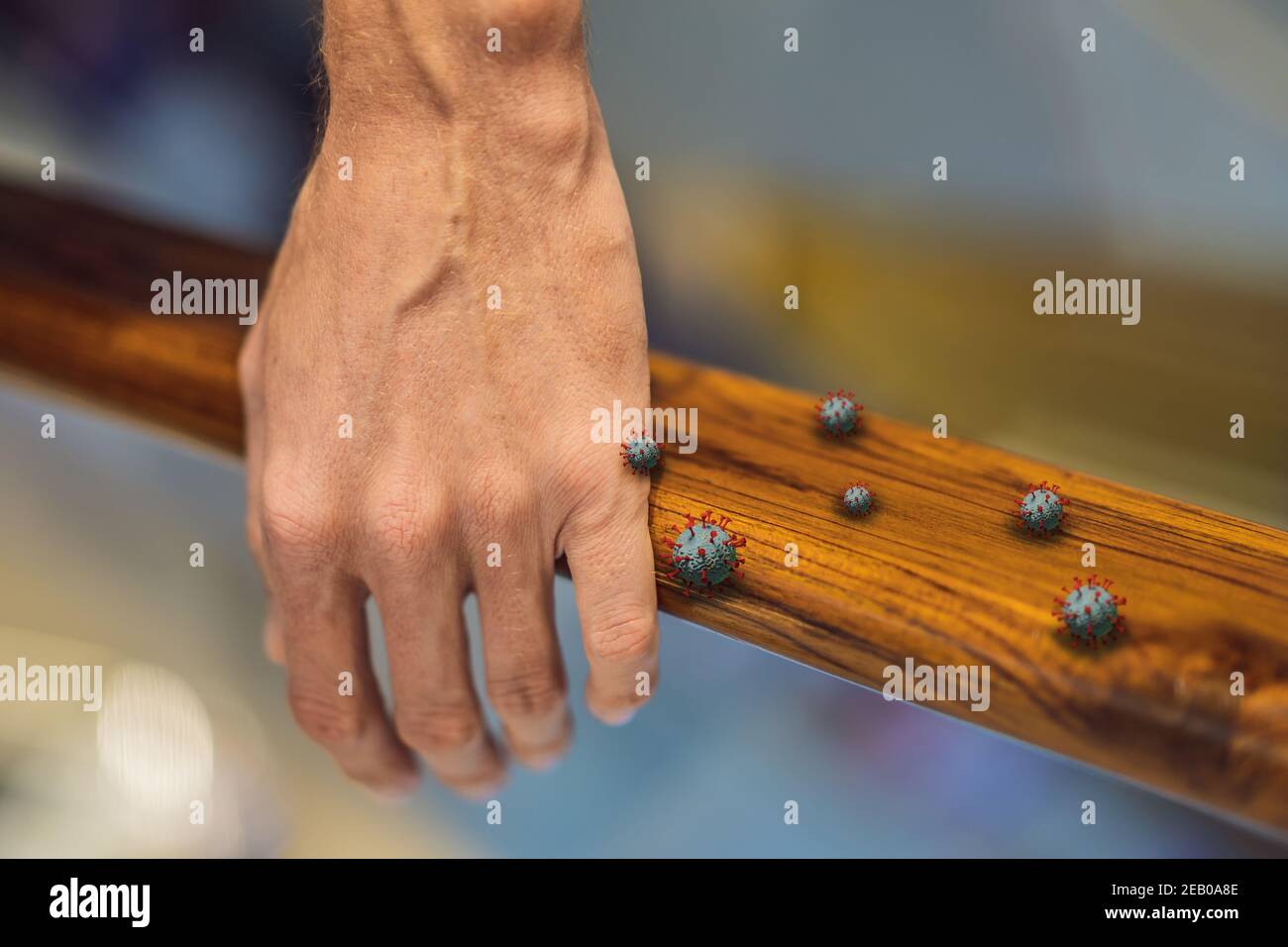 Touching the railing hi-res stock photography and images - Alamy